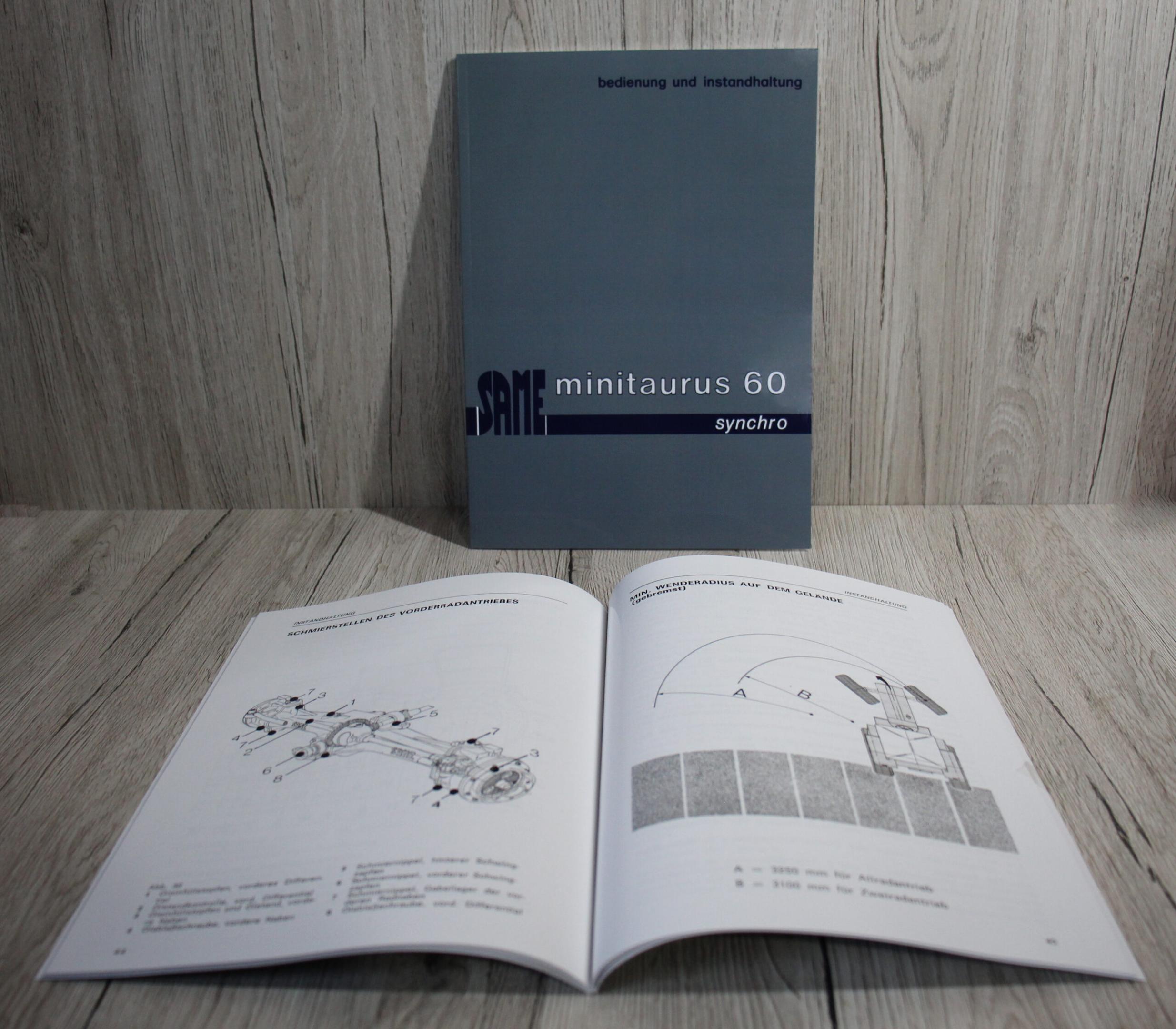 SAME Bedienung und Instandhaltung Minitaurus 60